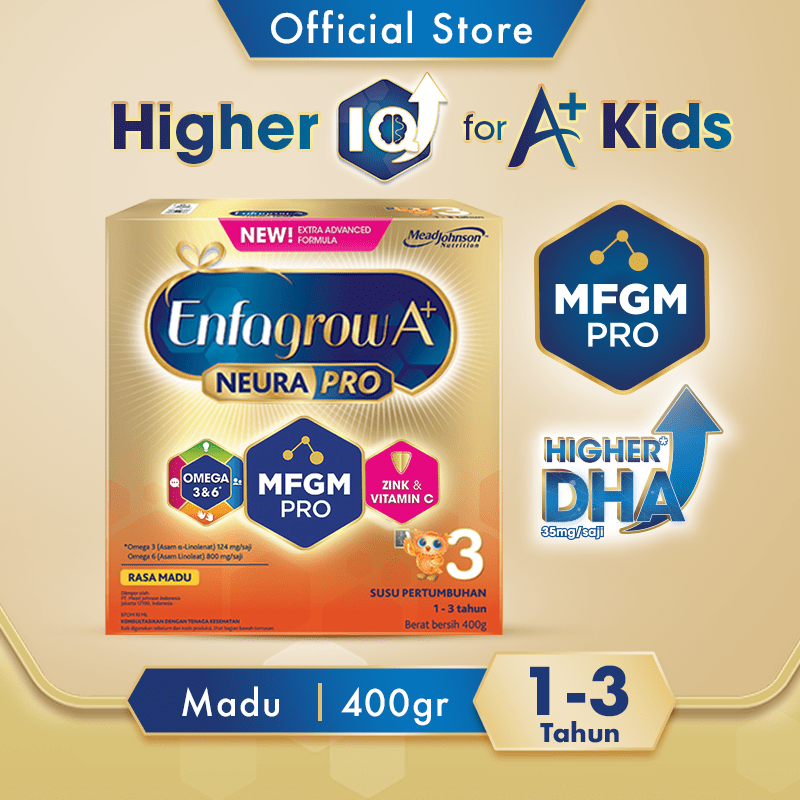 Enfagrow A+ 3 Susu Madu Box - 400 g (2x400g) – Enfa A+ Store Indonesia